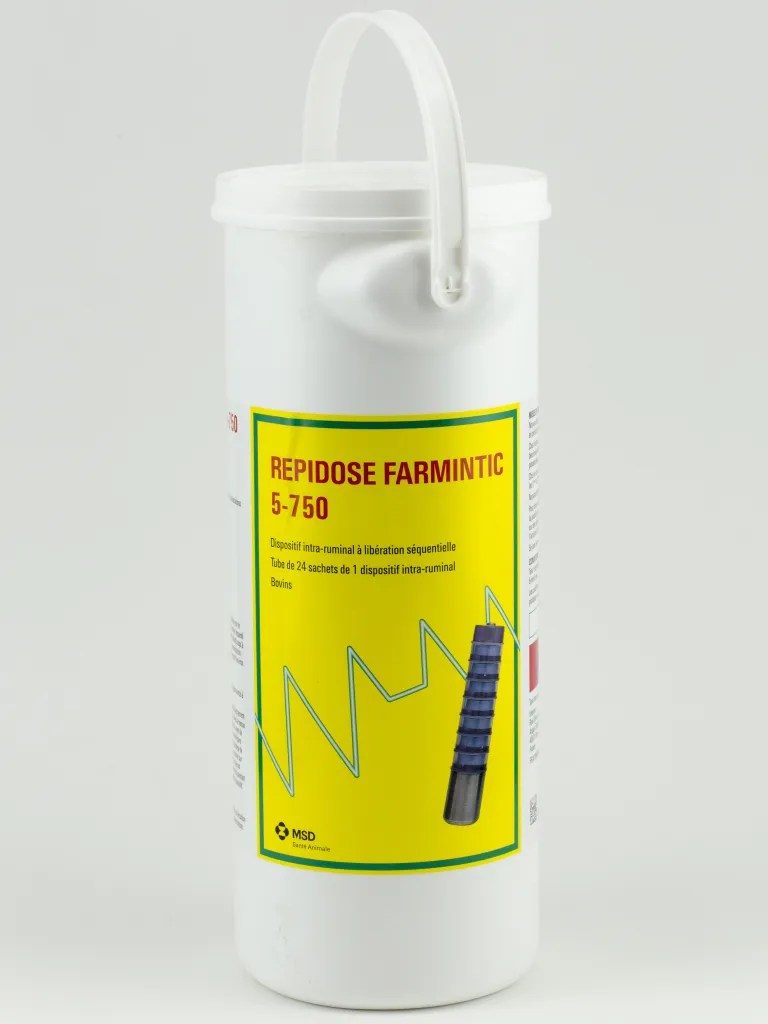 REPIDOSE® FARMINTIC 5×750 - MSD Santé Animale France