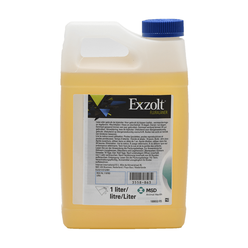 EXZOLT® 10 mg/ml Solution (Eau de Boisson) - MSD Santé Animale France