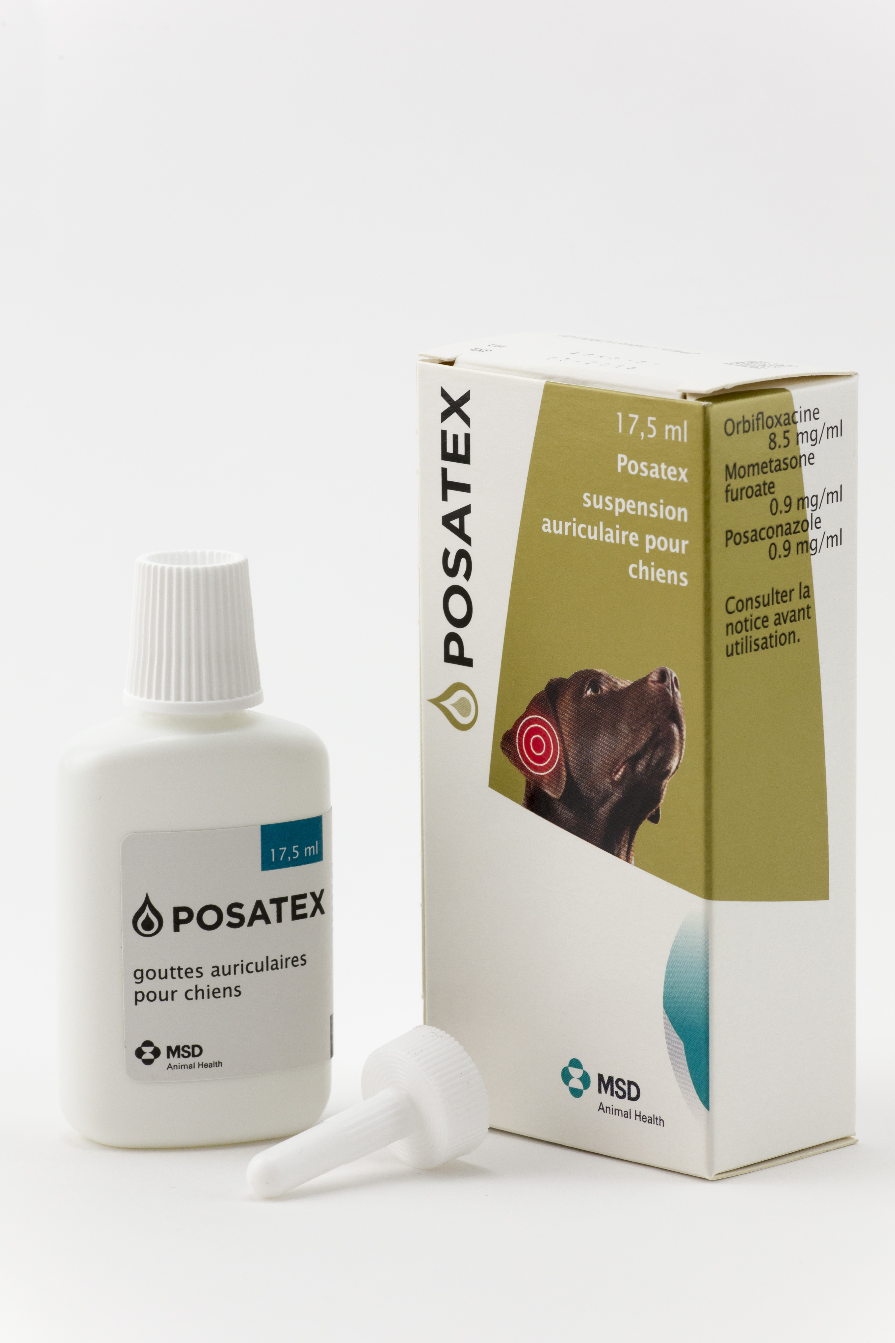 POSATEX® SUSPENSION AURICULAIRE POUR CHIENS - MSD Santé Animale France